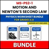 Motion And Newtons Second Law 30 Worksheets Bundle Grade 6 8