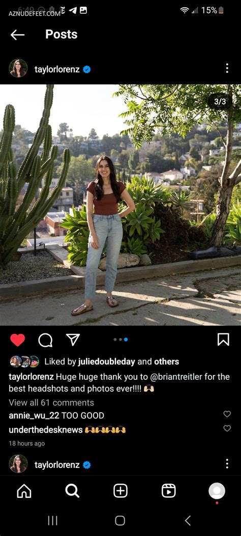 Taylor Lorenz Feet Aznudefeet