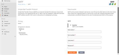 Setting Up An SMTP Server With Add Ons PlayFab Microsoft Learn