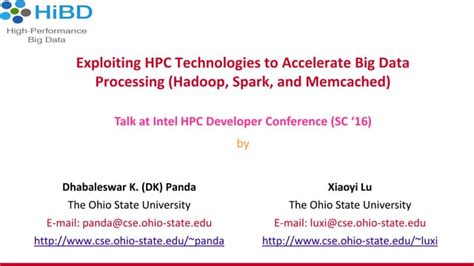 accelerate big data processing with high performance computing