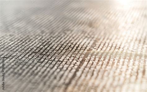 encrypted code cybersecurity background a close up on seemingly random alphanumeric characters