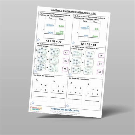 Year 2 Add Two 2 Digit Numbers Not Across A 10 Discussion Problem 2 Resource Classroom Secrets