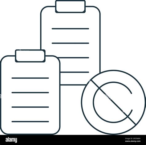 Plagiarism Icon Monochrome Simple Sign From Intellectual Property Collection Plagiarism Icon
