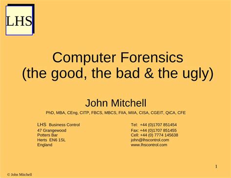 pdf computer forensics the good the bad and the ugly dokumen tips