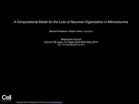 Maxwell Henderson Brigita Urbanc Luis Cruz Biophysical Journal Ppt Download