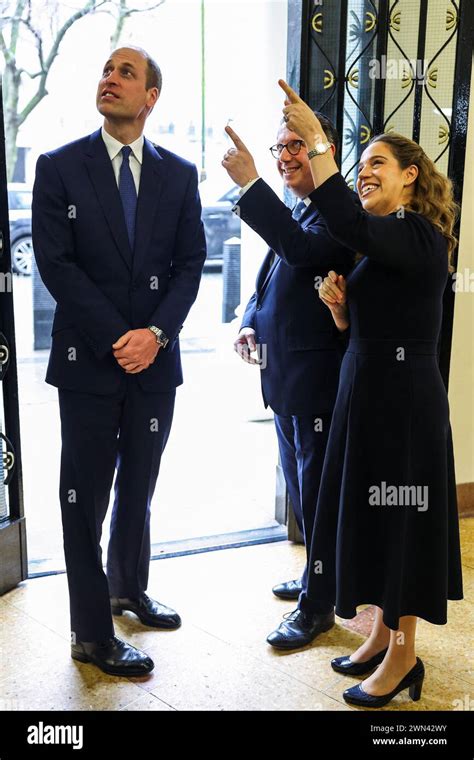 Rabbi Daniel Epstein And His Wife Ilana Show The Prince Of Wales Sections Of The Synagogue As He