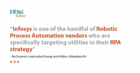 Infosys On Linkedin Infosys Is Also One Of The Handful Of Rpa Vendors Who Are Specifically…