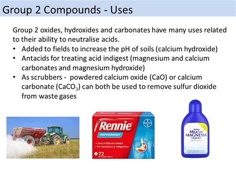 Group 2 Compounds Ocr A Level Teaching Resources