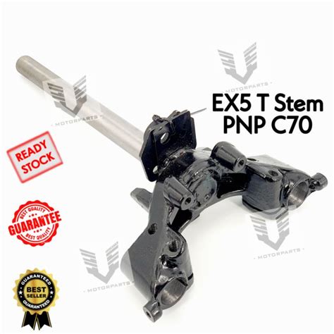 Ex5 Custom T Stem T Bar Pnp C70 Use Ex5 Fork Set Rapat Handle Under Bracket Kaki T Fork Shopee