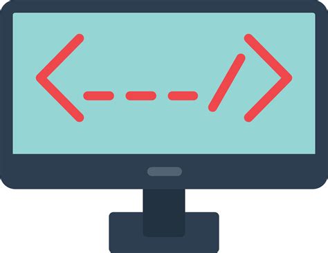 Computer Monitor Flat Icon Vector Art At Vecteezy