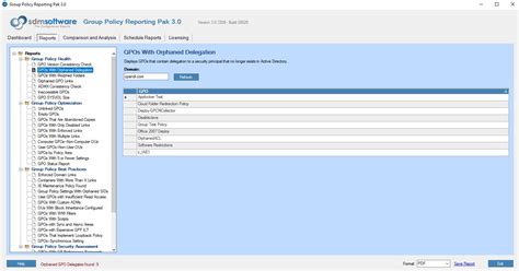 Removing Orphaned Delegation On Gpos Sdm Software