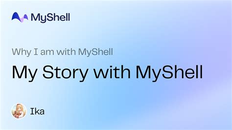 Why I Am With Myshell When I First Met Myshell I Was Simply By Ika Medium