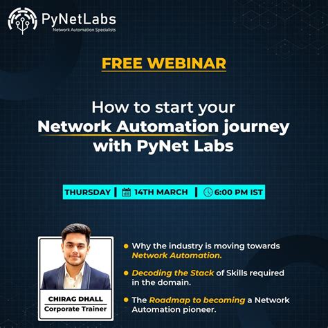Abhijit Bakale On Linkedin Webinar Freewebinar Devnet Networkautomation Pynetlabs Python