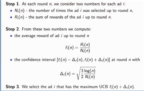 Upper Confidence Bound Ucb Algorithm Solving The Multi Armed Bandit