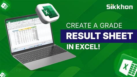 Ms Excel Result Sheet Grade In Excel Sikkhon Youtube