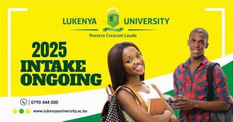 Lukenya University 📢 May 2025 Intake Now Open At Lukenya University