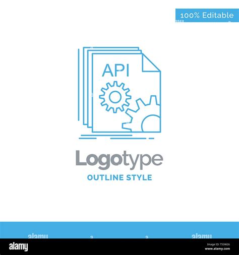 Blue Logo Design For Api App Coding Developer Software Business Concept Brand Name Design