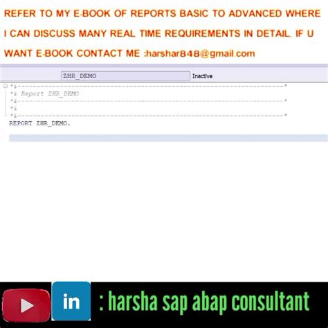 Harsha Sap Abap Consultant On Linkedin Abapbyharsha Sap Sapabap