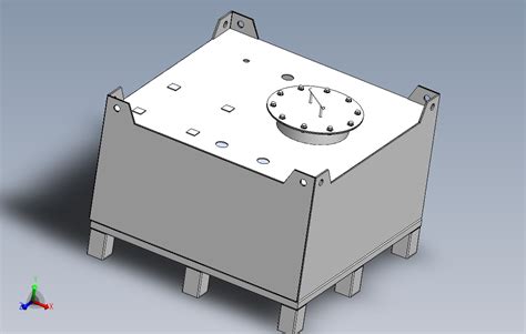 油箱solidworks 2017模型图纸免费下载 懒石网
