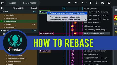 Gitkraken Tutorial How To Rebase Youtube