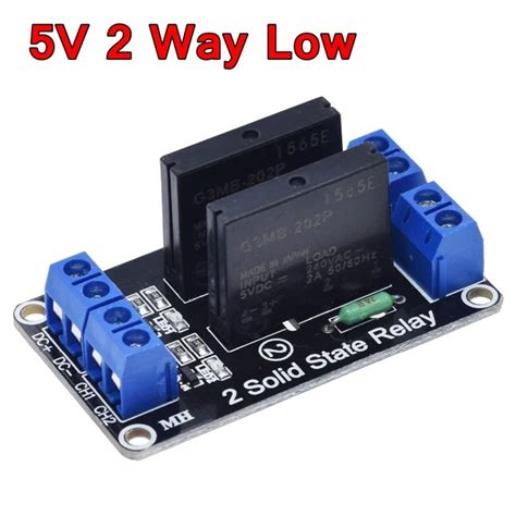 5V Relay 1 2 4 8 Channel OMRON SSR High Low Level Solid State Relay Module 250V 2A For Arduino