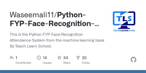Python Fyp Face Recognition Attendence Systemgitignore At Master