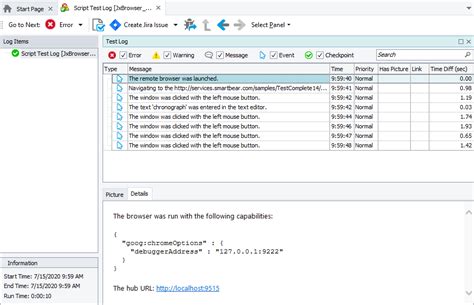 Creating And Running Web Tests With Testcomplete In Jxbrowser Testcomplete Documentation