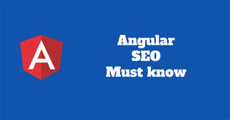 Seo With Angular Add Title Meta Keywords A Must Do Thing For Your