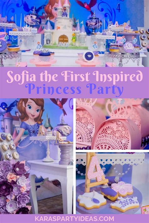 Karas Party Ideas Sofia The First Inspired Princess Party Karas Party Ideas
