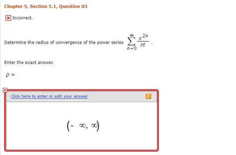 Solved Determine The Radius Of Convergence Of The Power Chegg