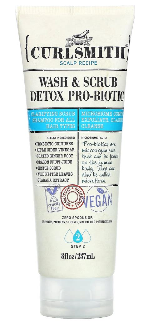 Curlsmith Wash And Scrub Detox Pro Biotic Ingredients Explained