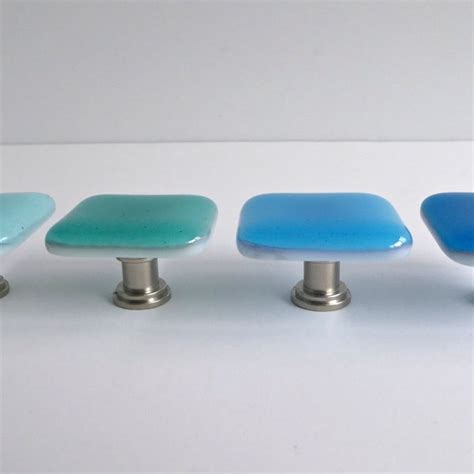 Sea Glass Cabinet Knobs Etsy
