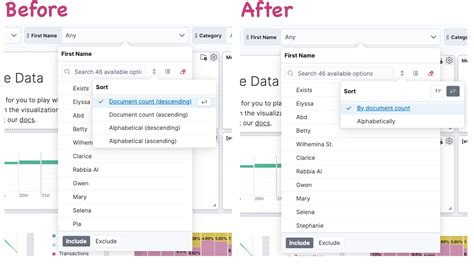Unified Search Sort The Dataviews On The Picker Alphabetically