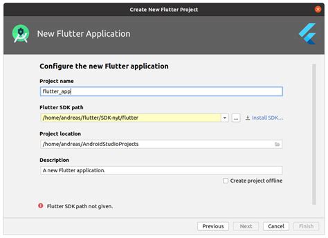 Flutter And Android Studio Flutter Sdk Path Not Given It Bloggerdk