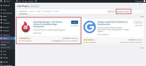 Eazy Plugin Manager Enhance Your Plugin Management Work