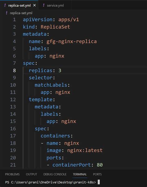 scaling applications with kubernetes replicasets geeksforgeeks