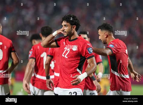 Egypts Omar Marmoush Celebrates After A Goal During The World Cup