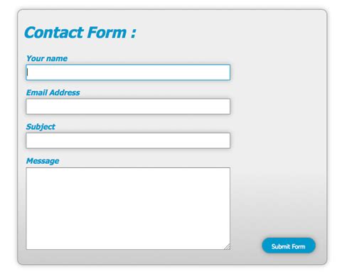 Style Web Forms Using Css Sir Codex