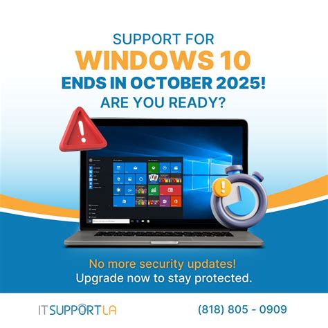Windows10 Windows10eol Cybersecurity Msp Techupgrade Smallbusinessit It Support La