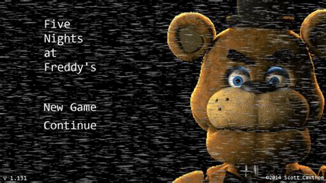 I Made The Fnaf 1 Menu Using Movie Freddy Fazbear Rfivenightsatfreddys