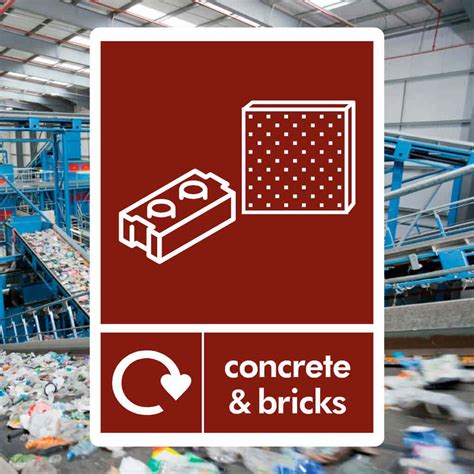 Rubble Recycling Sign Site Safety And Compliance