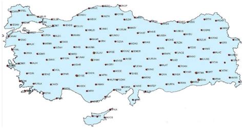 Locations Of Cors Tr Project Gps Stations 3 Download Scientific