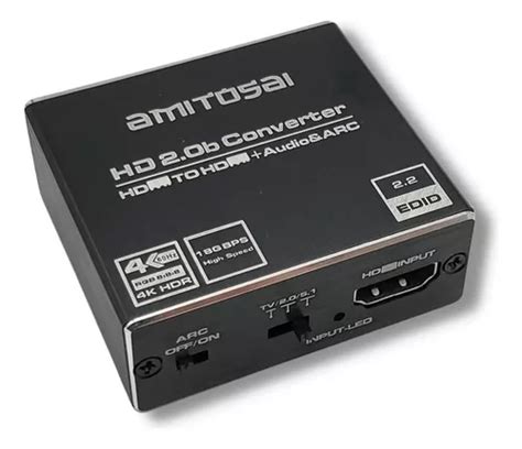 Extractor De Audio Hdmi Arc Spdif 0 138 In Salida Hdcp1 E0 Mercadolibre