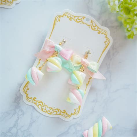 【귀걸이】 마시멜로 트위스트 아이디어스