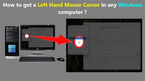 How To Get A Left Hand Mouse Cursor In Any Windows Computer Youtube