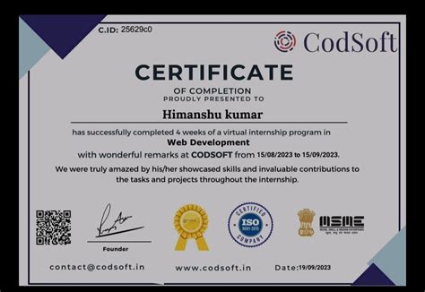 Himanshu Kumar On Linkedin Codesoft Codesoft