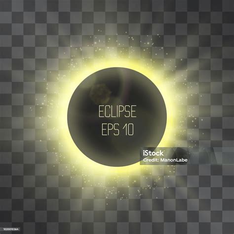 이클립스 기적 빛나는 황금 스포트라이트 효과 스타 투광 조명 태양 빛나는 따뜻한 후광이 프로젝터 광선 벡터 투명 한 바탕에 현상 설계 세부 사항입니다 빛 에너지 크라운입니다