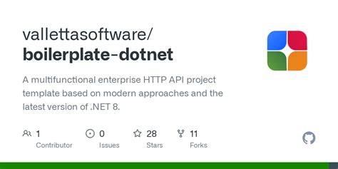 Github Vallettasoftware Boilerplate Dotnet A Multifunctional Enterprise Api Project