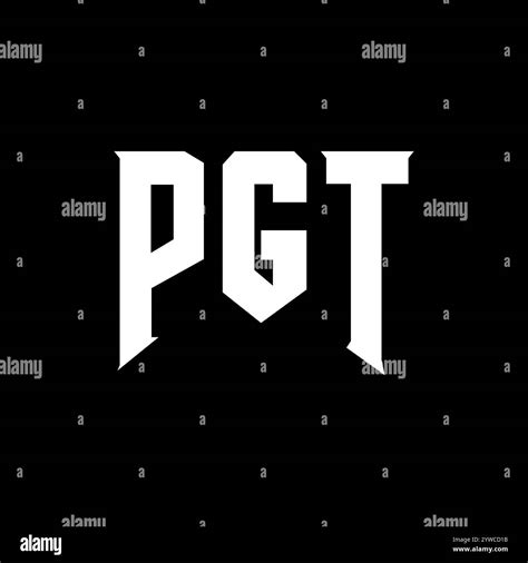 Pgt Letter Logo Design For Technology Company Pgt Logo Design Black