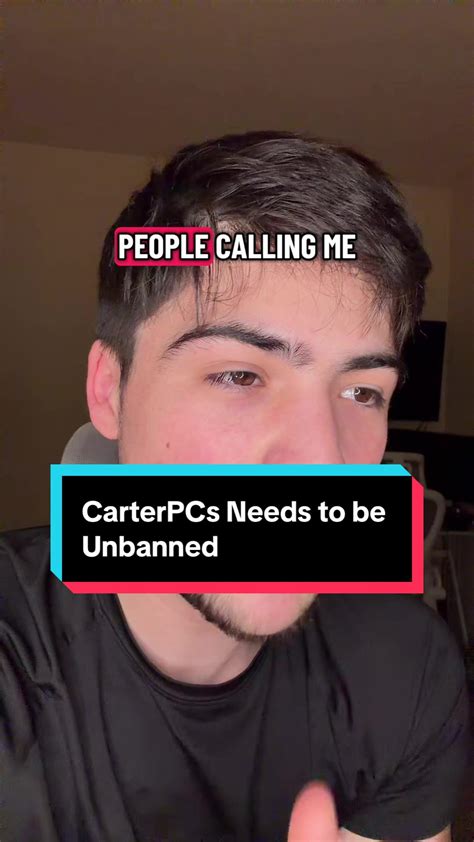 Carterpcs Needs To Be Unbanned Fyp Techtok Carterpcs Carternotpcs